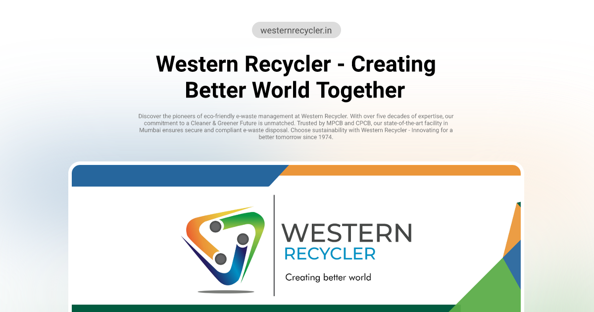 Western Recycler - Creating Better World Together